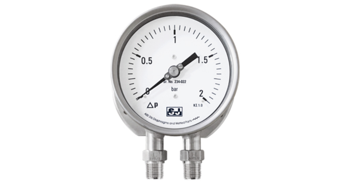 Stainless Steel Bellow Tube DP Gauge | PRBD | SJ Gauge