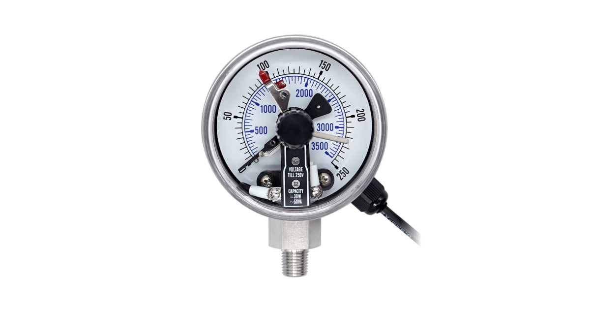 Magnetic Snap-action Contacts Pressure Gauge | PRE3 | SJ Gauge
