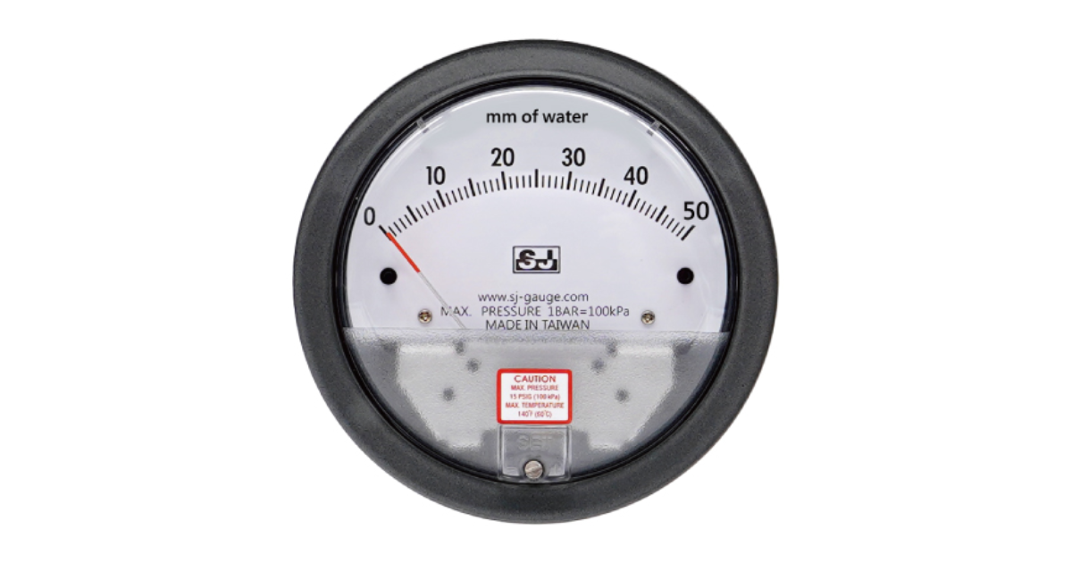 Low Differential Pressure Gauge for Gas | SJ Gauge