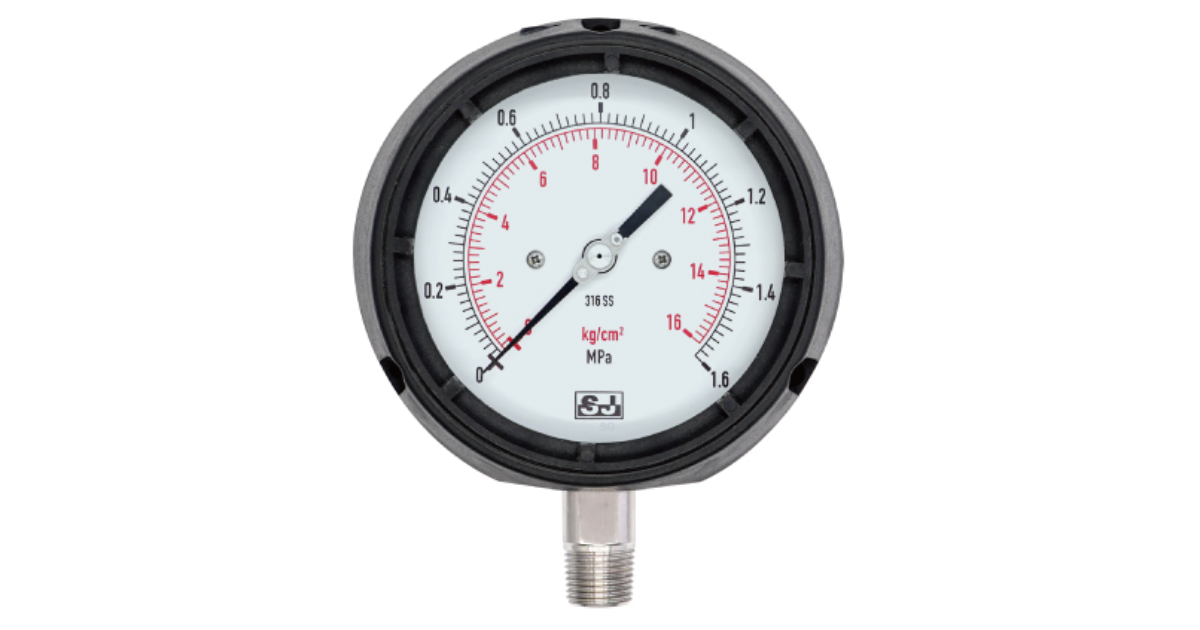 Process Pressure Gauge with Phenolic Case | SJ Gauge