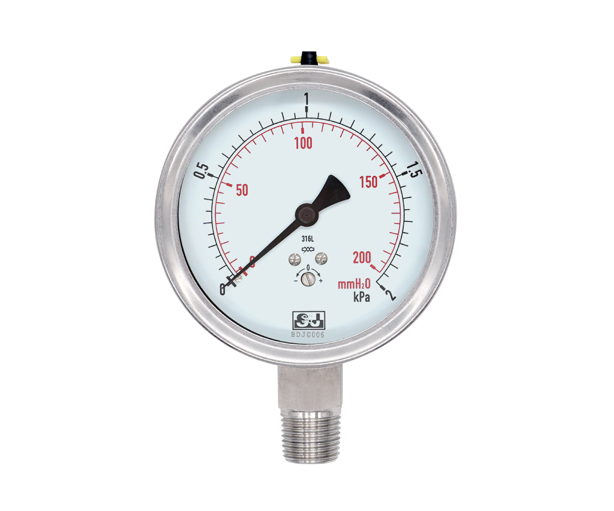Low Pressure Gauge, Stainless Steel - Your Expert in Pressure Temp and ...