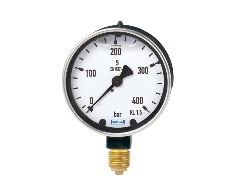 Bourdon tube pressure gauge, copper alloy Heavy-duty version, case ...